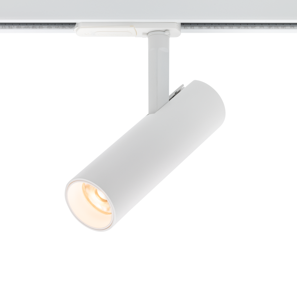 Tania Slim LED spotskinne 3m: Eleganse i hvitt